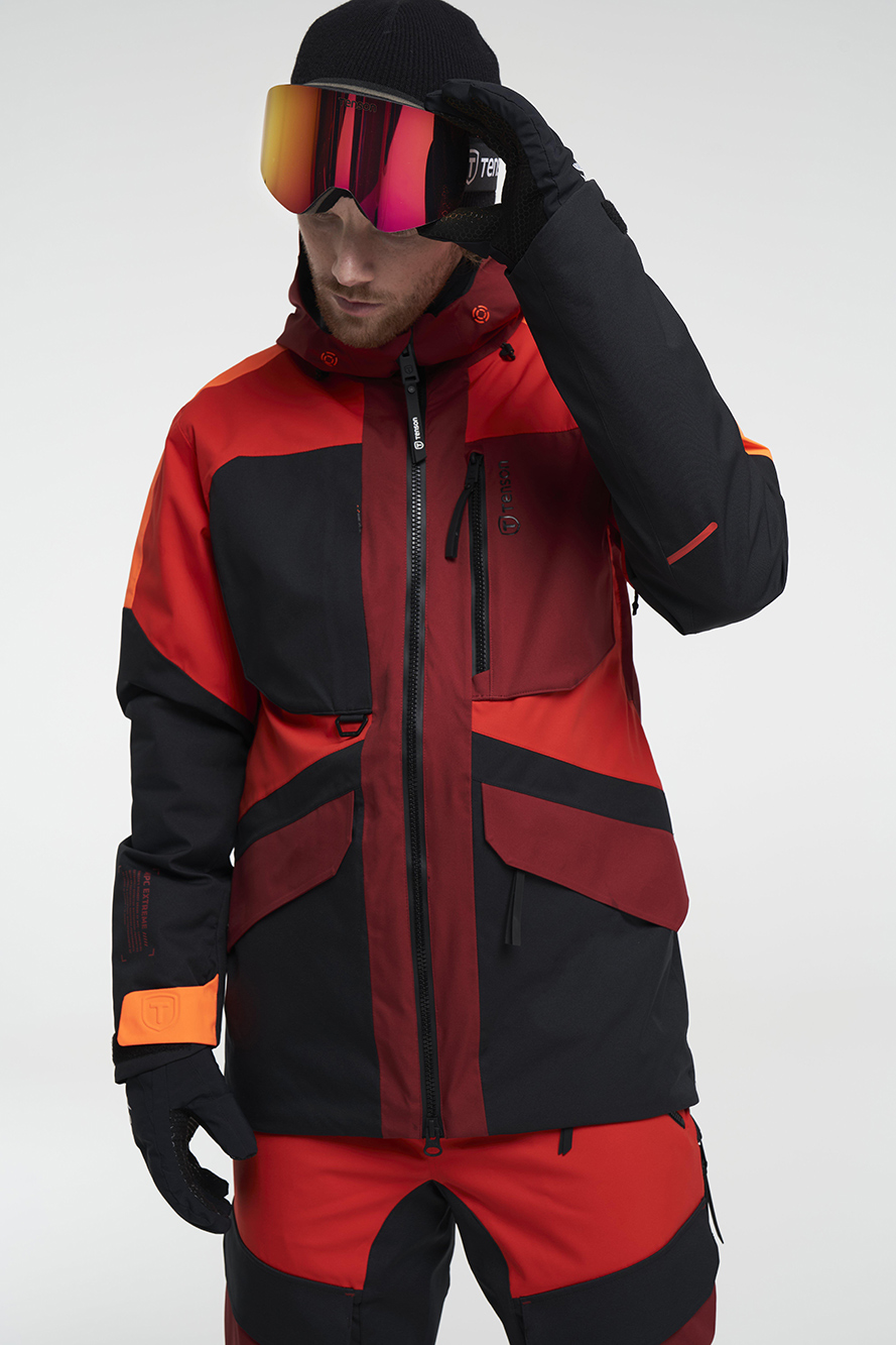 Tenson Mens Sphere Ski Jacket | 226_orange | 226_fiery_red | XL ...